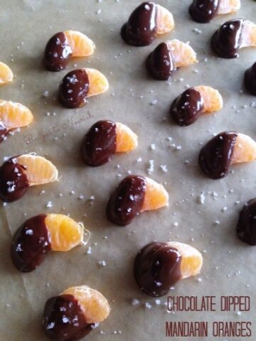 Real Food Chocolate Dipped Mandarin Oranges | Recipes to Nourish