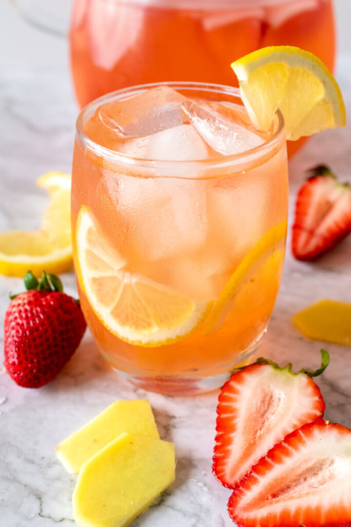 Hydrating Strawberry Ginger Switchel | Recipes to Nourish