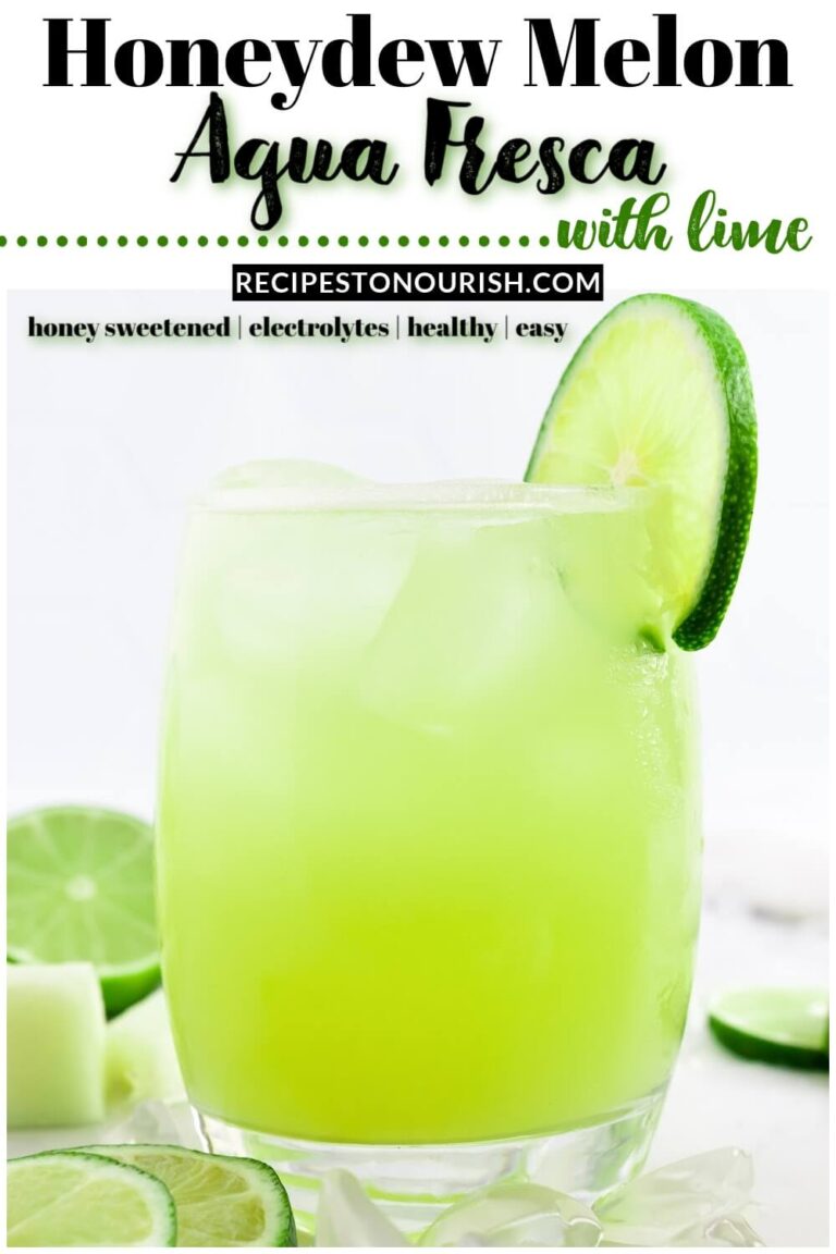 Honeydew Melon Agua Fresca with Lime | Recipes to Nourish